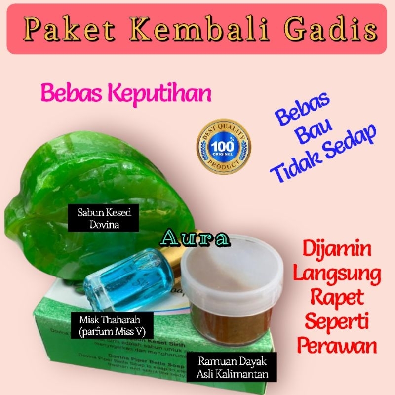 Jual Paket Bodycare 3in1 ( Ramuan Dayak Asli Kalimantan + Sabun Kesed ...