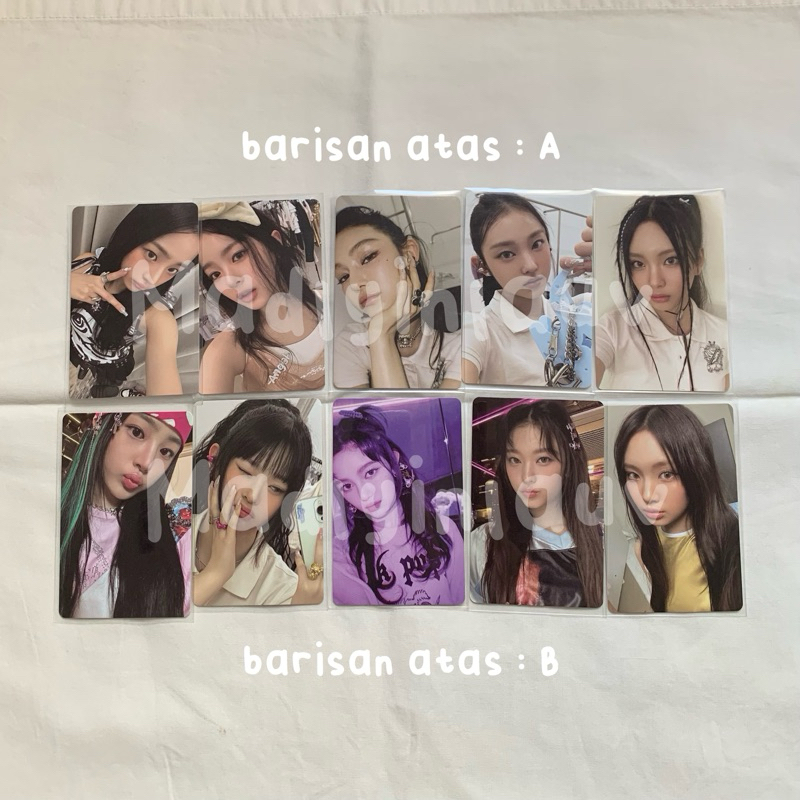 Jual [READ DESC] PHOTOCARD PC OFFICIAL NEWJEANS GET UP B SUPERSHY ALBUM WEVERSE TAKE ALL MINJI ...