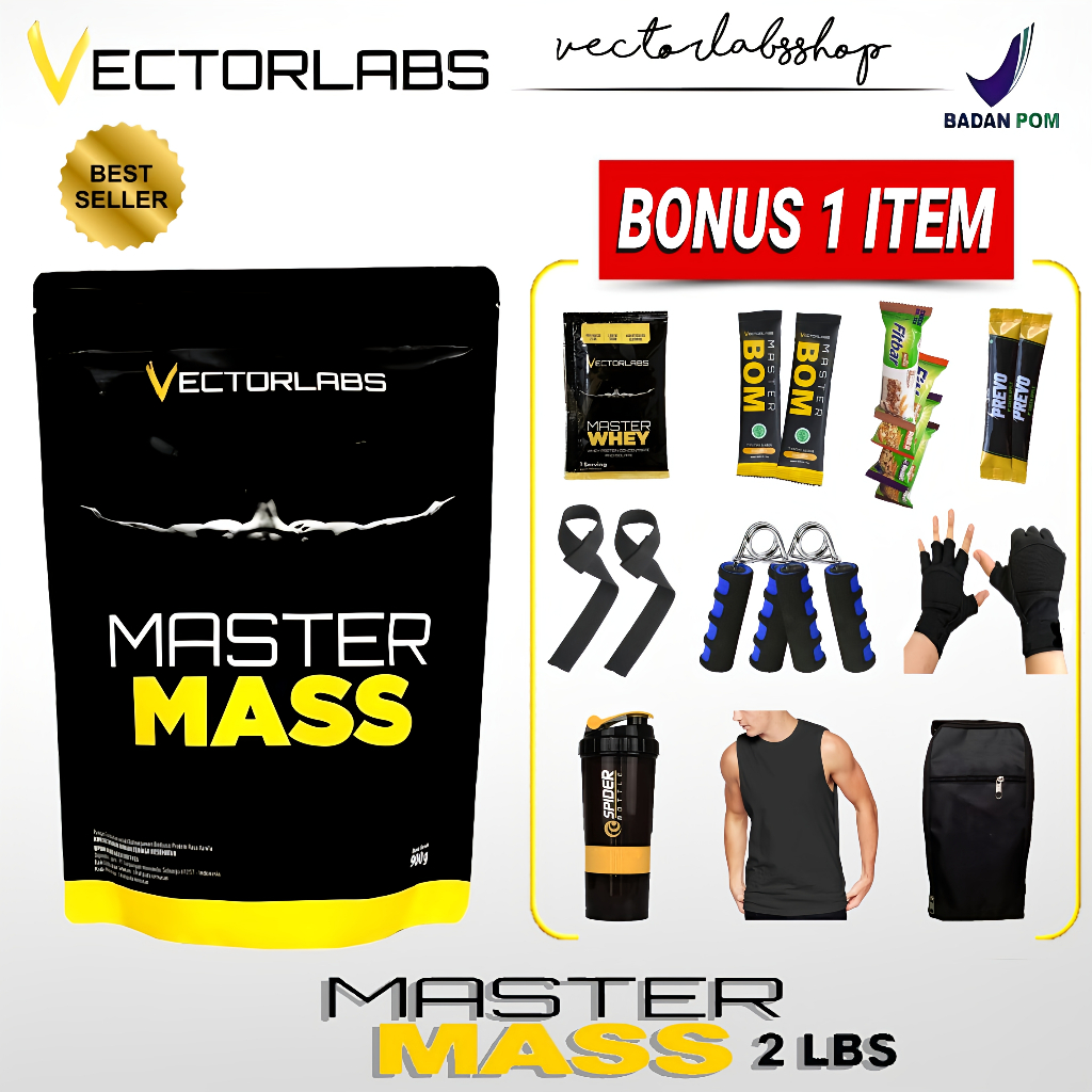 Jual Vectorlabs Master Mass Gainer 2lbs 900 gram Susu Protein Penambah Berat Badan | Shopee ...