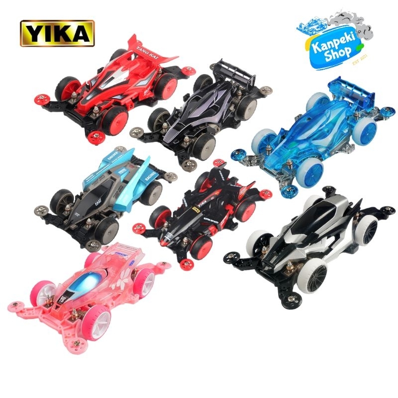 Jual Rep Tamiya mini 4wd merek YIKA X JIEPIN suspension chassis ...