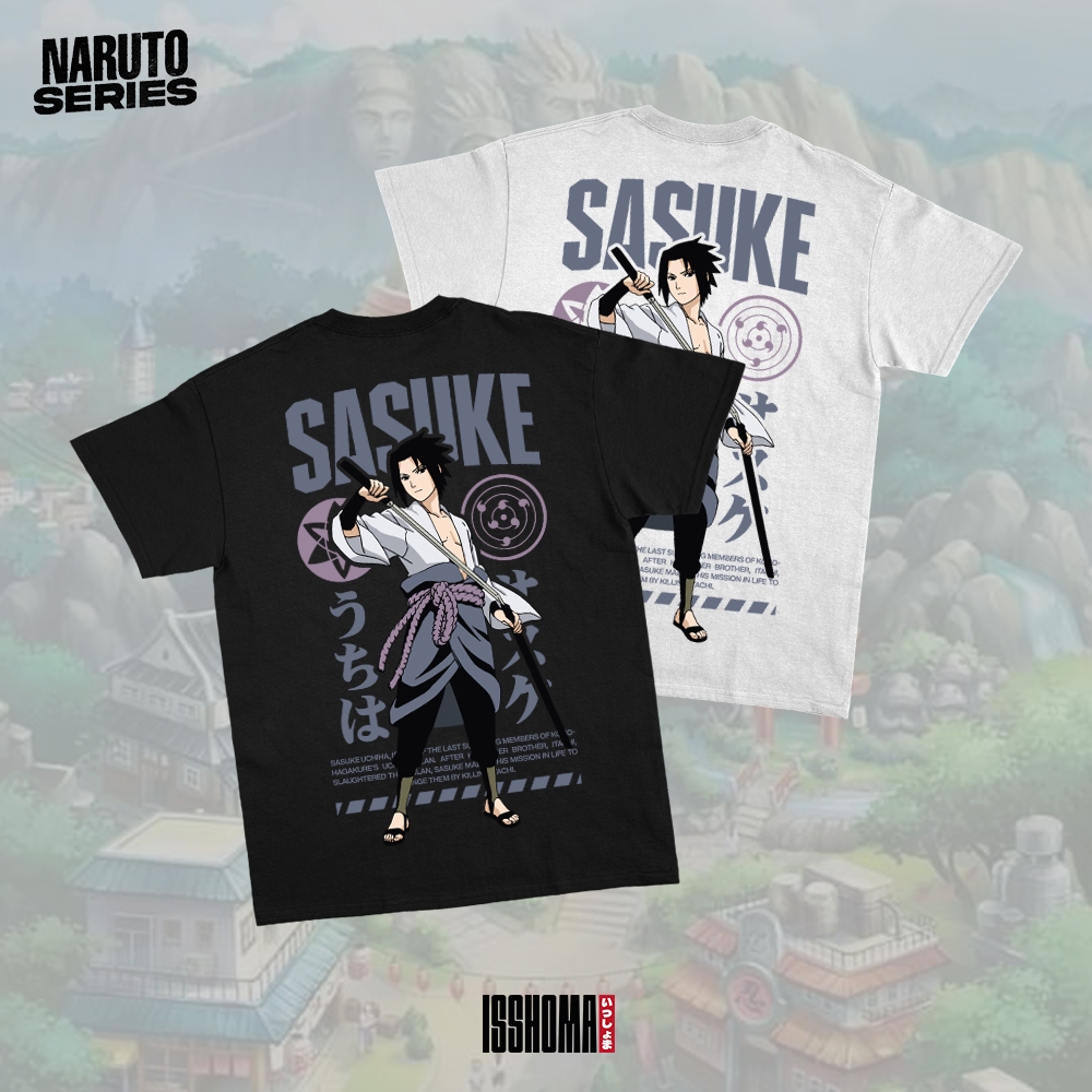 Jual SASUKE - Kaos Anime NARUTO Series - Baju Atasan Premium ...
