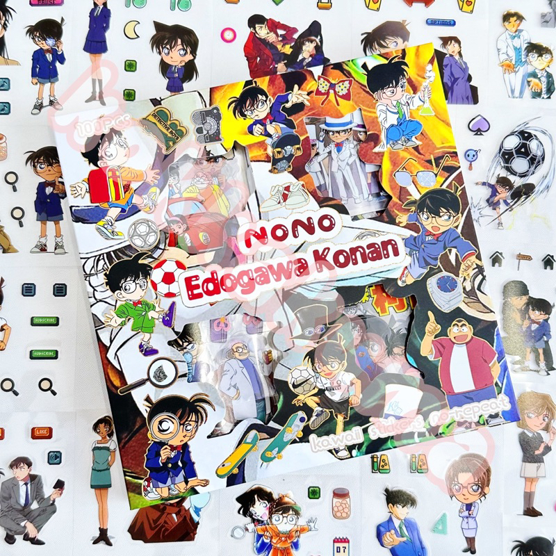 Jual ( KKM ) NONO CONAN EDOGAWA / KONAN DETEKTIF Sticker Box 2D ...