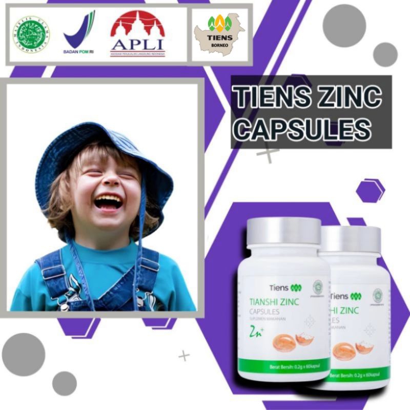 Jual Tiens Zinc 60 Kapsul Original Tiens Suplemen Multivitamin Hormon ...