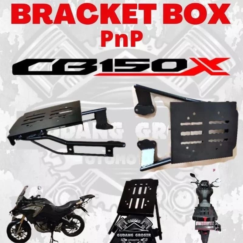 Jual Bracket Box CB 150 X Model Geser, Breket Top Box CB150X Kucay Givi ...