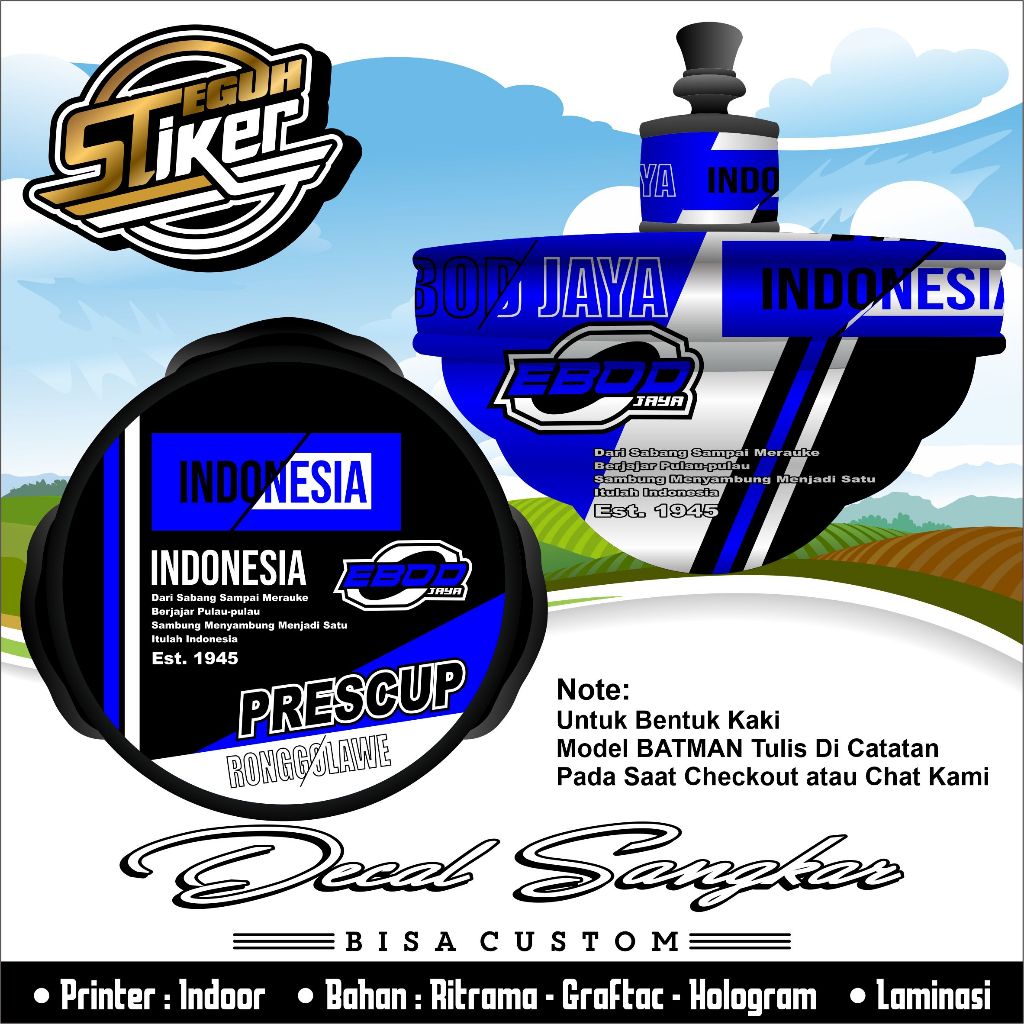 Jual Stiker Decal Tebok T3 Lovebird | Shopee Indonesia