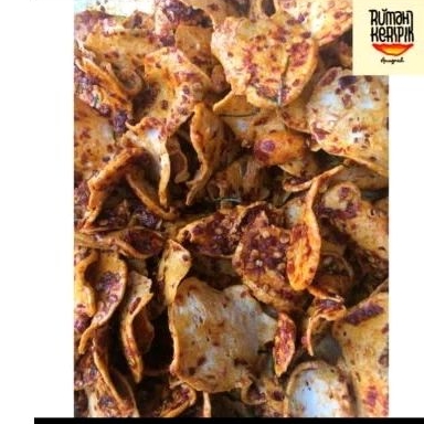 Jual Basreng Tipis Pedas Cikruh Daun Jeruk Isi 250g | Shopee Indonesia