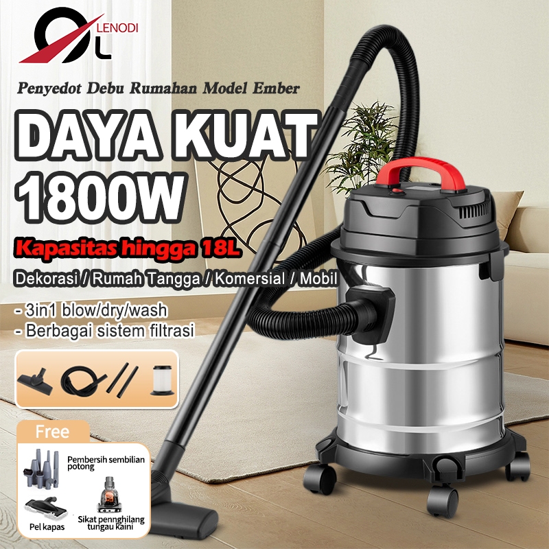 Jual 18 liter Sedot Basah Kering Vacum Blower Wet Dry Penyedot Debu ...