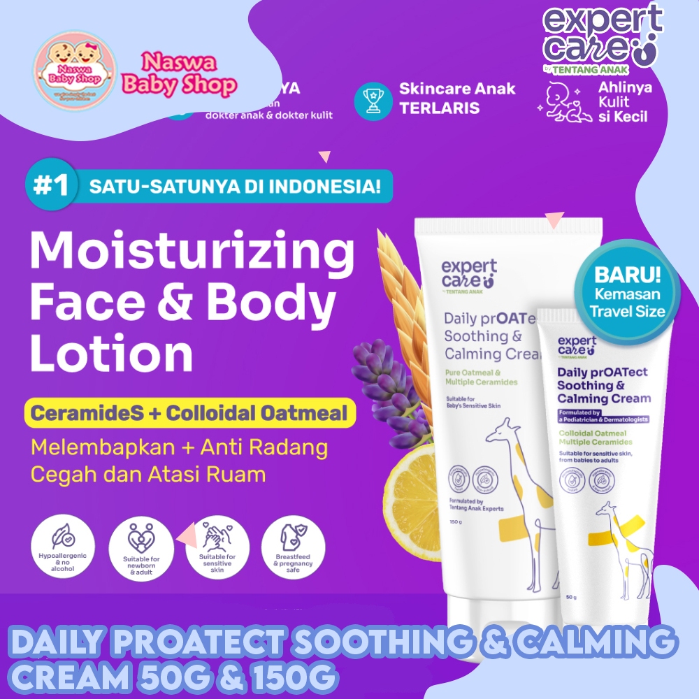 Jual Expert Care Daily Proatect Soothing & Calming Cream Lotion Anak ...