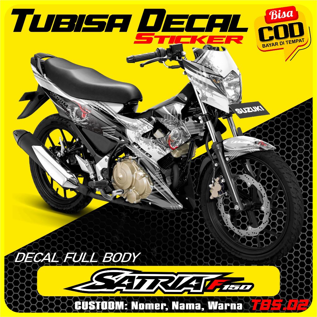 Jual Stiker Full Body Satria Fu Facelift 2012-2014 - Decal Sticker ...