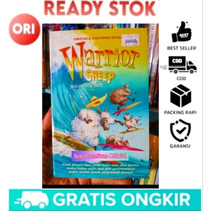 Jual Buku Novel Warrior Sheep Menara Sang Gadis Christine Christopher ...