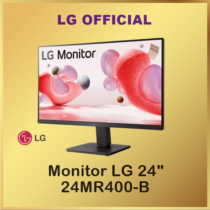 Jual Monitor LG 24" 24MR400-B 3-Side FHD IPS HDMI Borderless AMD ...