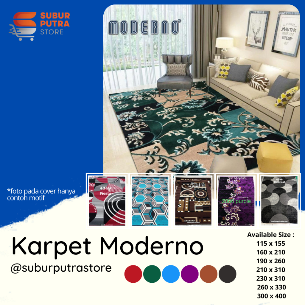 Jual Karpet Moderno 190x260cm (VARIAN F) | Shopee Indonesia