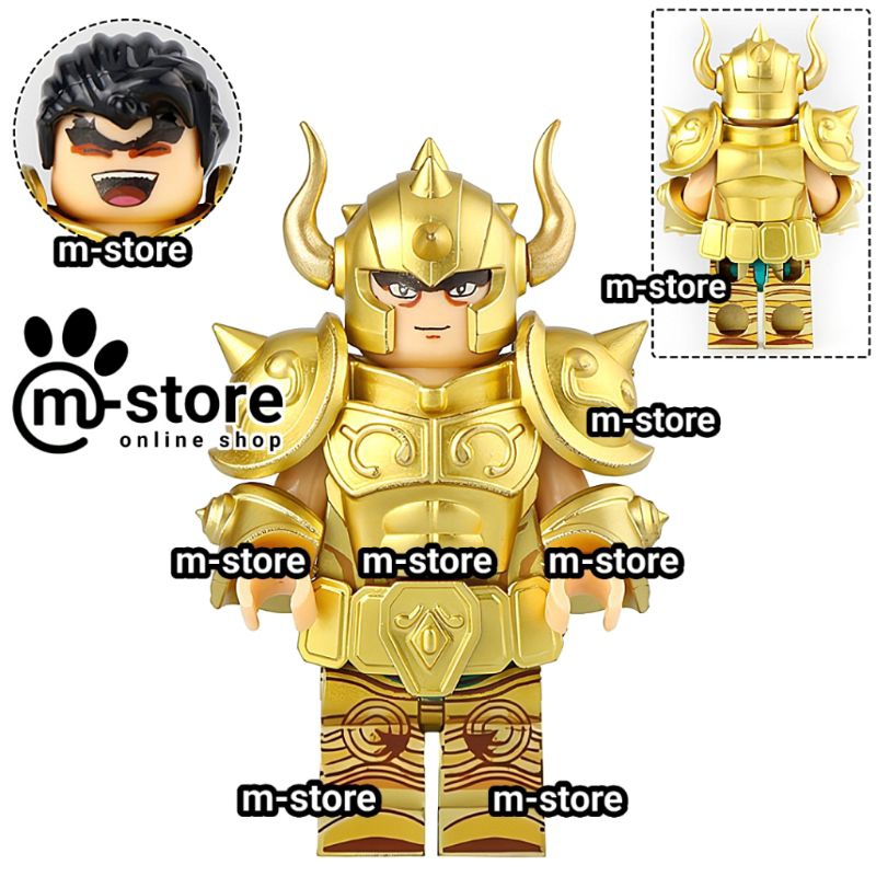 Jual brick saint seiya taurus gold saint mini toy figure | Shopee Indonesia