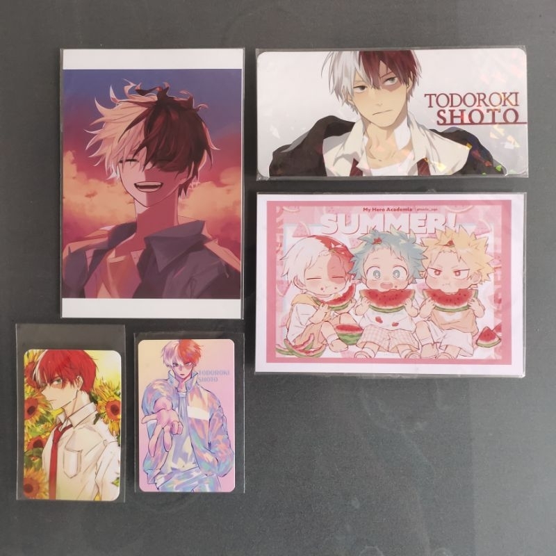 Jual Boku no Hero My Hero Academia Todoroki Shoto FANART photocard ...