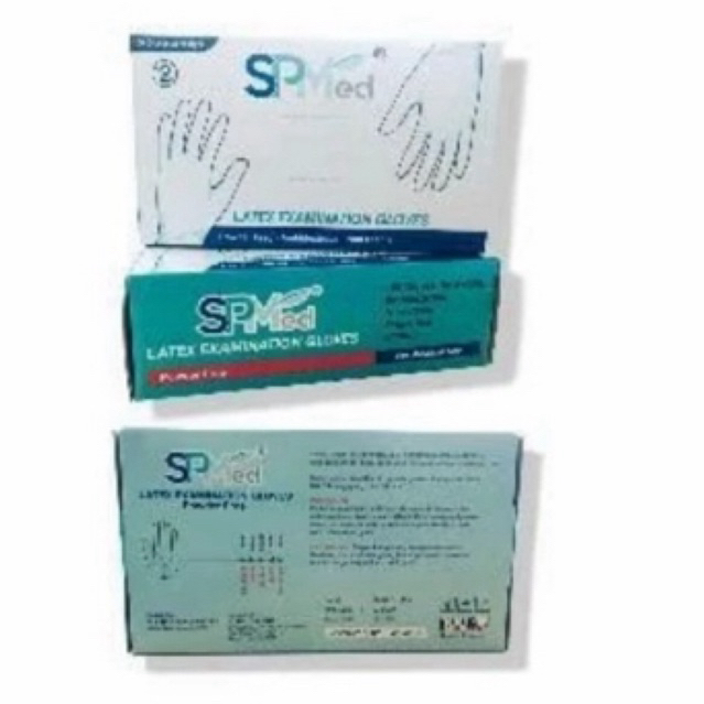 Jual Sarung tangan Latex SPMed examination gloves non powder isi 100 ...