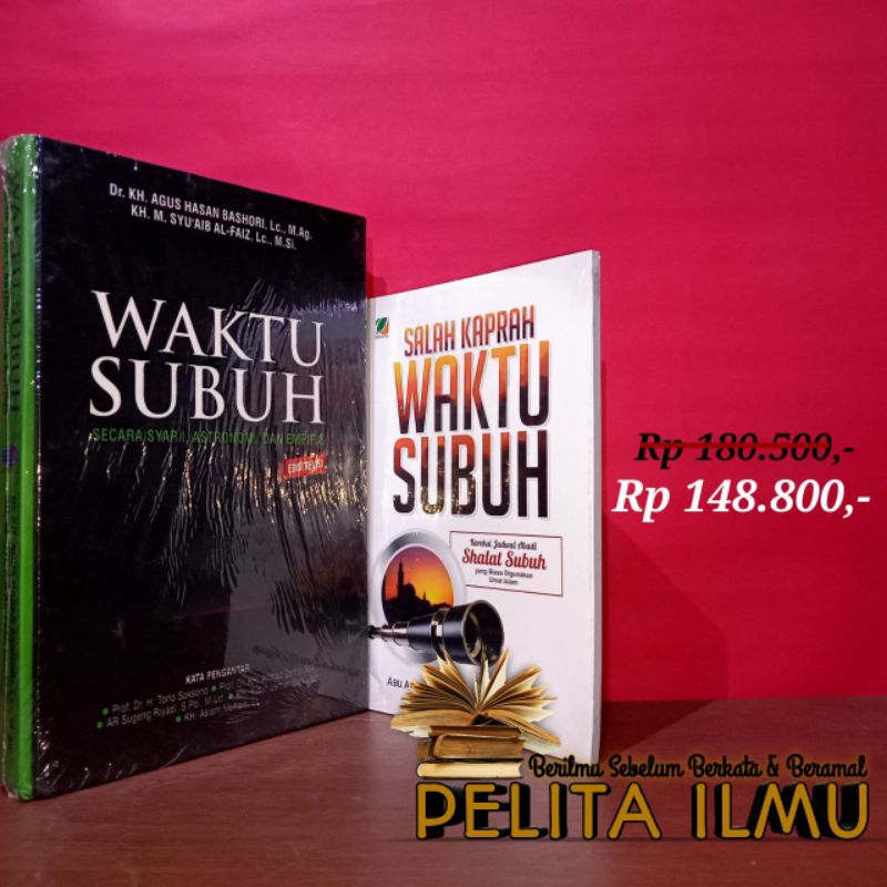 Jual Paket Buku Koreksi Waktu Shubuh Berdasarkan Al-Quran Dan As-Sunnah ...
