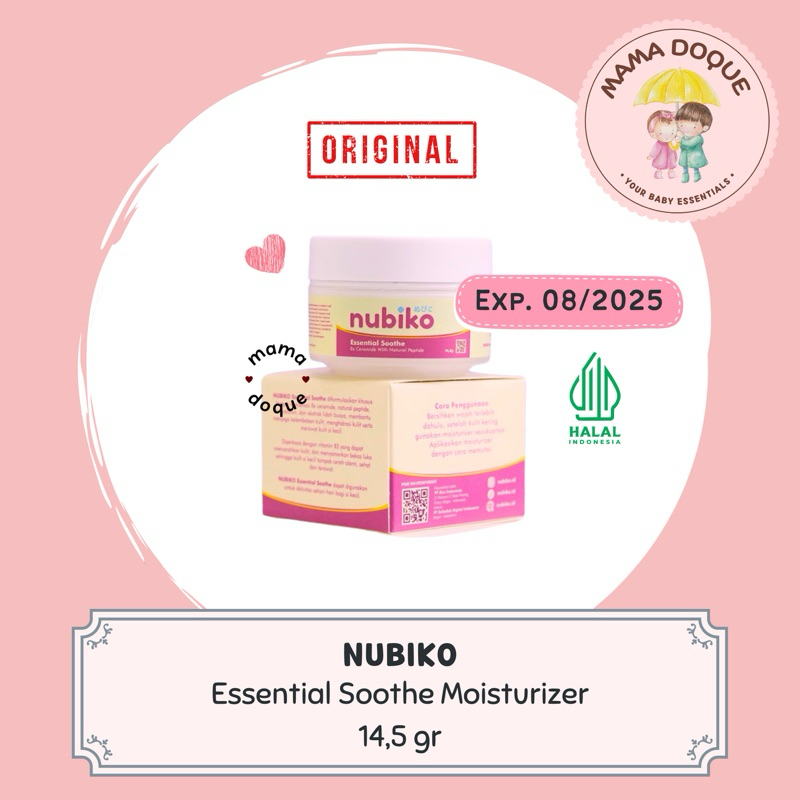 Jual Nubiko Essential Soothe Moisturizer / Nubiko Moisturizer Anak dan ...