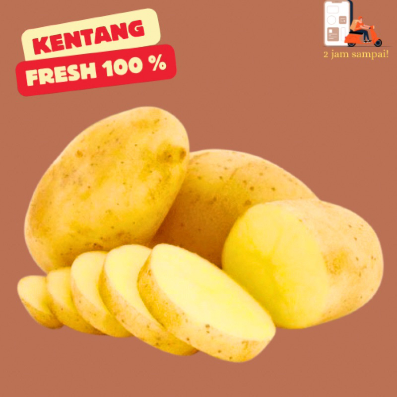 Jual Kentang Dieng 1 kg Potato Fresh Sayuran KIRIM INSTAN BANDUNG ...