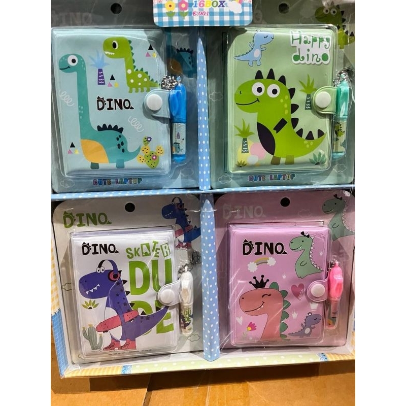 Jual NOTEBOOK/DIARY POCKET MINI E-001/DINO/HK | Shopee Indonesia
