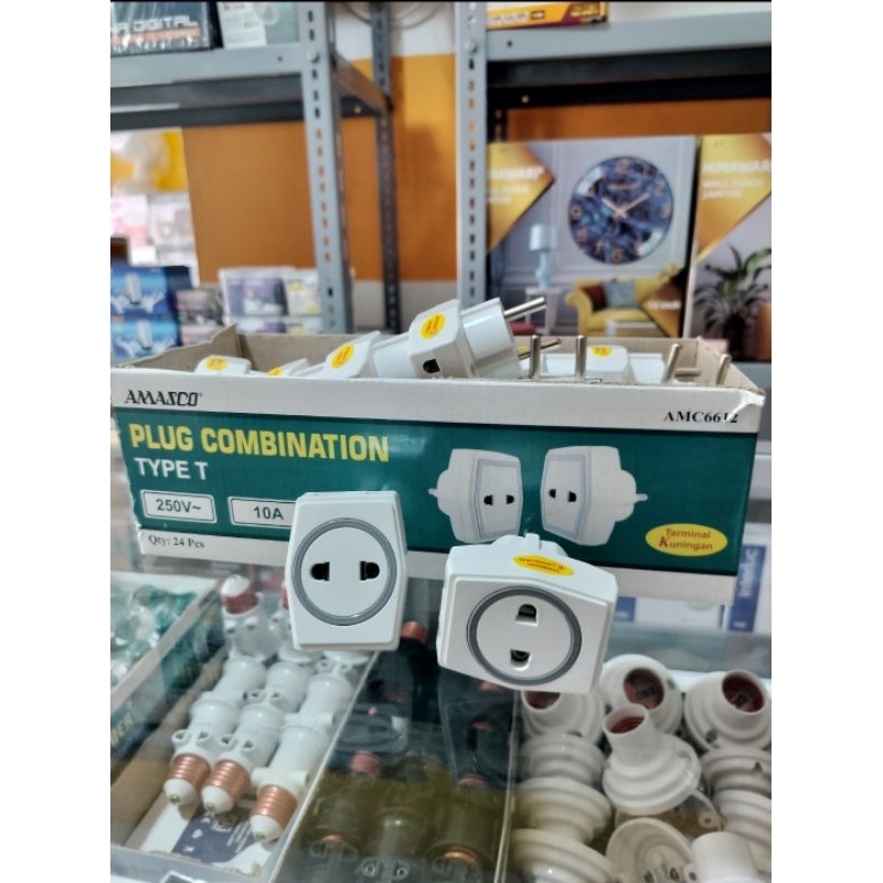 Jual STEKER T MULTI AMASCO - COLOKAN CABANG 3 KUNINGAN SNI | Shopee ...