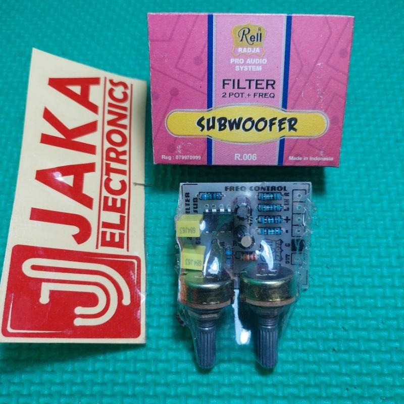 Jual Kit Tone Control Filter Subwoofer 2 Potensio + Frequensi RELL R006 ...