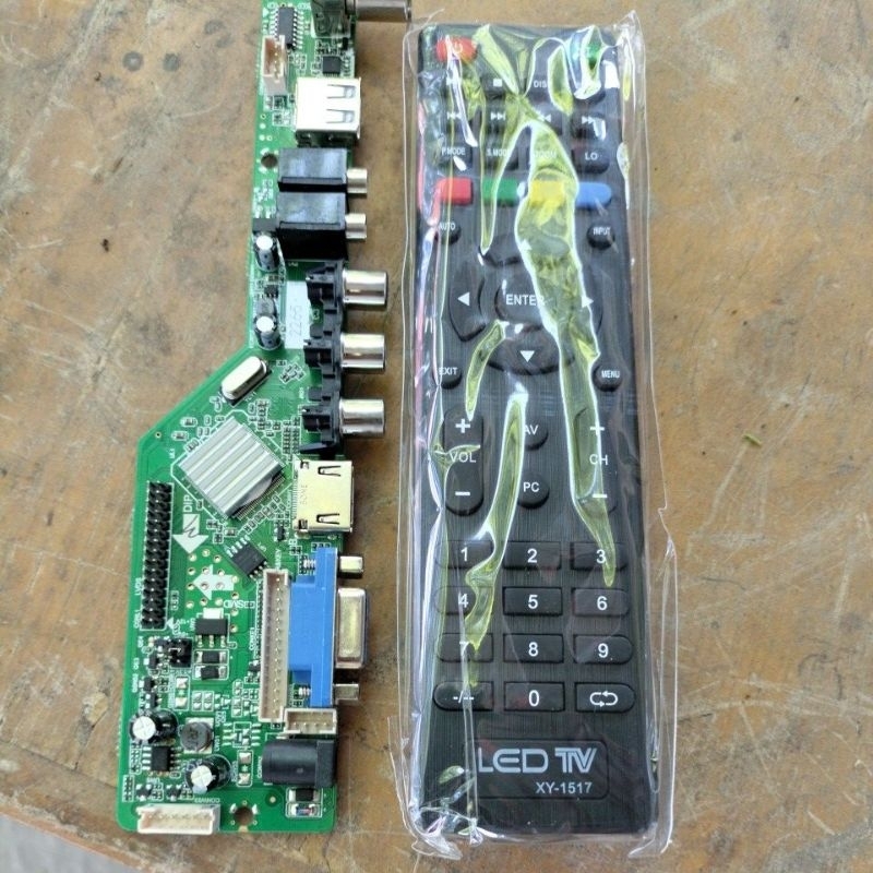Jual mb main board Tv digital universal tipe tertinggi RR52C.03A dan ZS ...