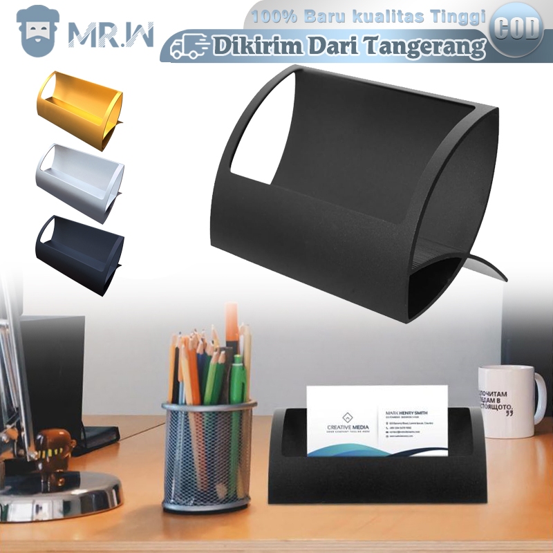 Jual Display Kartu Nama Bahan Logam Tempat Kartu Nama Meja Stand Kartu ...