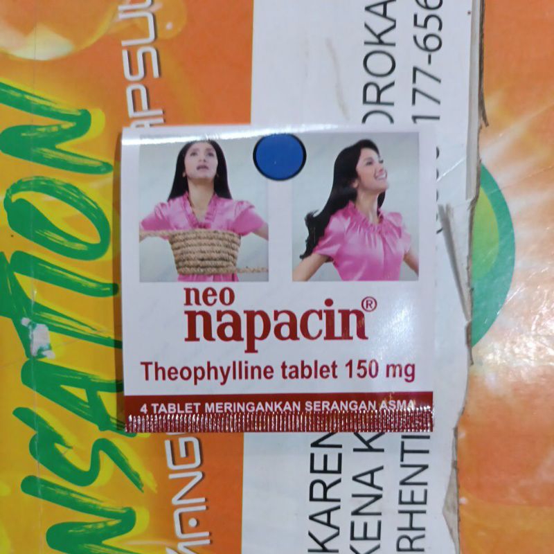 Jual Neo Napacin 1 Strip 4 Tablet Kaplet / Grosir Murah / Obat Sesak ...