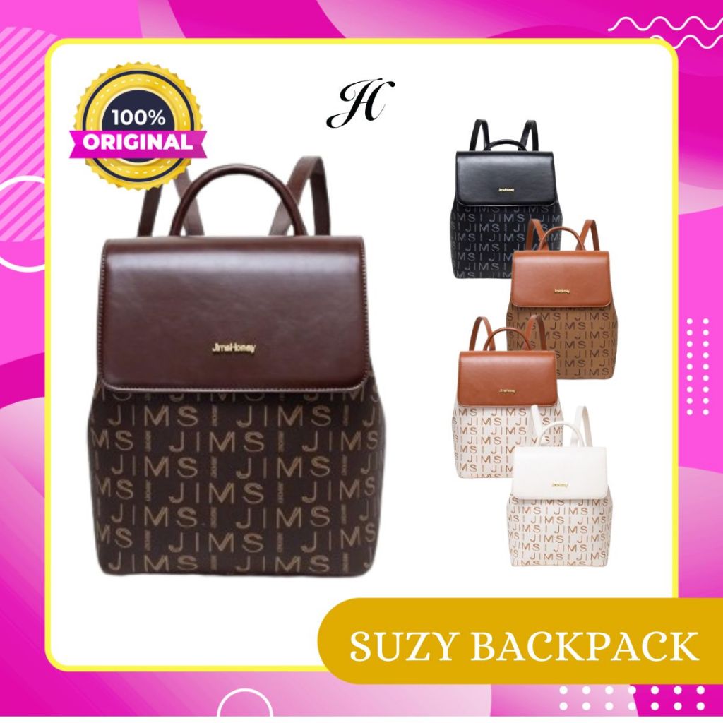 Jual Jims Honey Suzy Backpack Tas Ransel Wanita Terbaru 2023 | Shopee ...