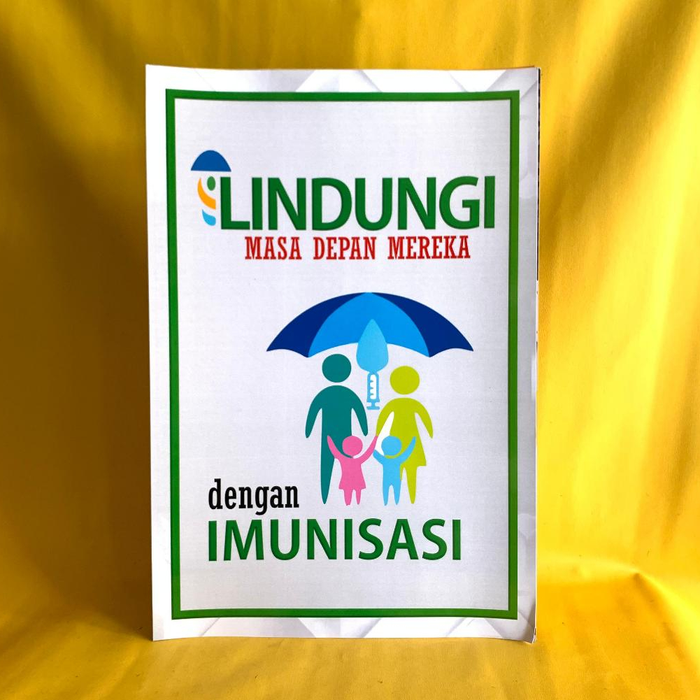 Jual Poster Imunisasi | Poster Lindungi Masa Depan Mereka dengan ...