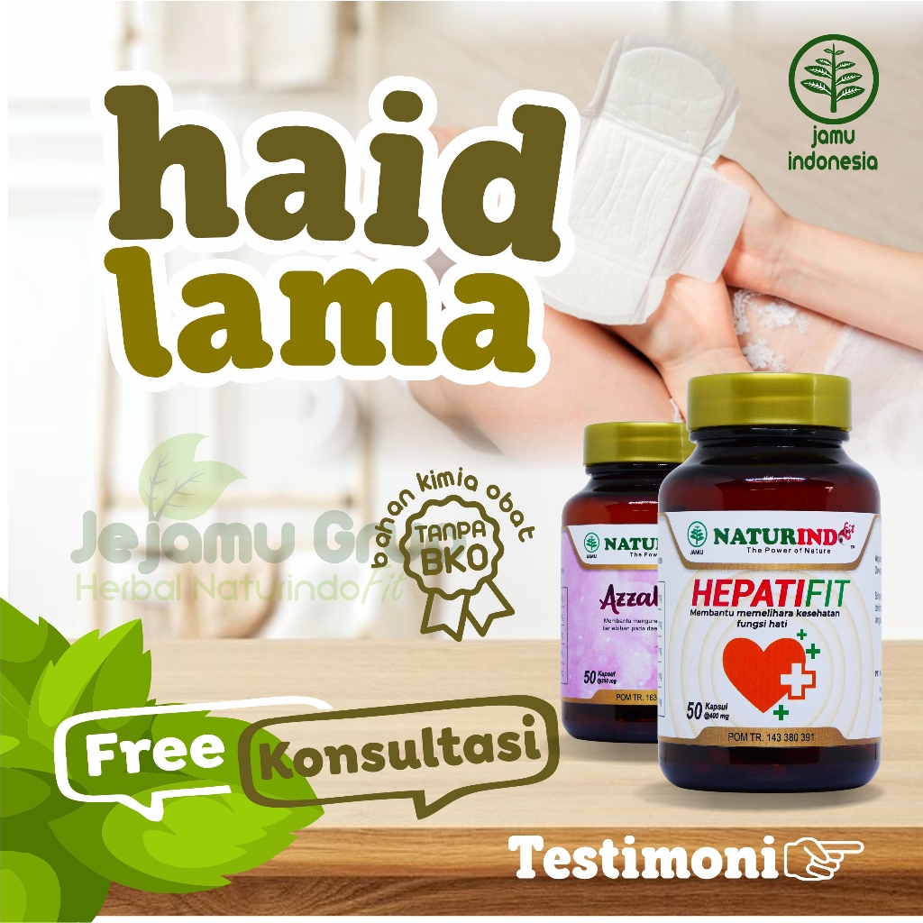 Jual Obat Herbal Menstruasi Berkepanjangan Lama Tidak Berhenti Lebih ...