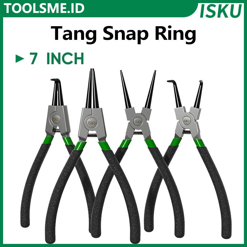 Jual ISKU Tang Snap Ring Satuan / Set Tang Snapring 7" Tang Circlip ...