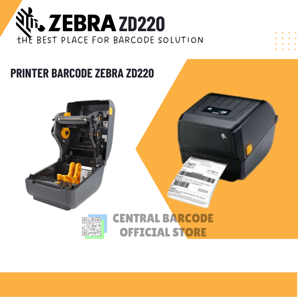 Jual PRINTER BARCODE JNT ZEBRA ZD220 PENGGANTI GC420T | Shopee Indonesia