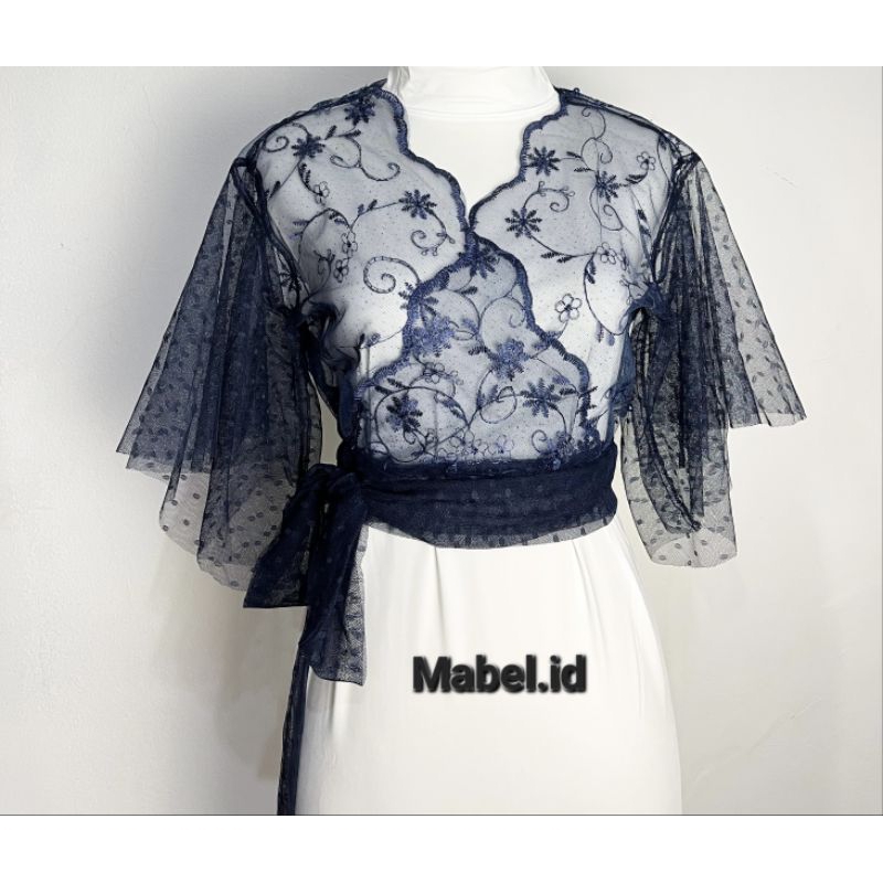 Jual Outer Brukat Crop Ikat | Kebaya Modern | Shopee Indonesia