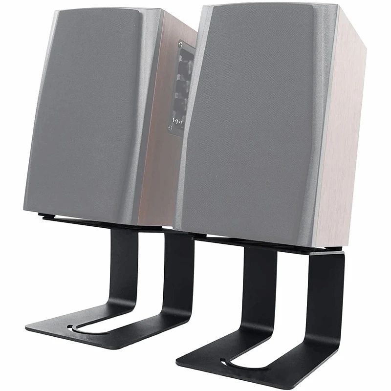 Jual Universal Desktop Speaker Stand Metal Surround Sounds Speaker ...