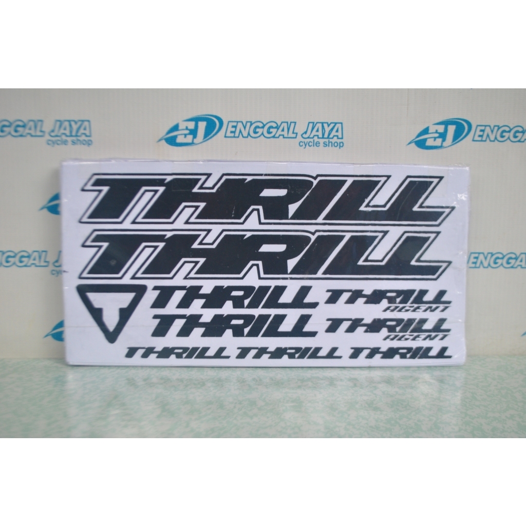 Jual Decal Sticker Sepeda Thrill Agent - Stiker Sepeda MTB Gunung ...