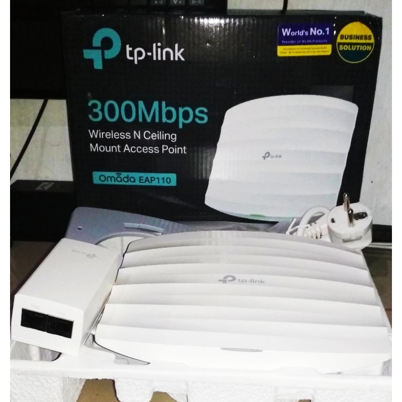Jual TP-Link EAP110 Omada 300 Mbps Wireless N Ceiling Mount Acces Point ...