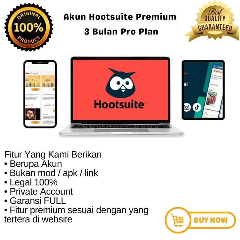 Jual Hootsuite Premium Pro Plan Private Bergaransi | Shopee Indonesia