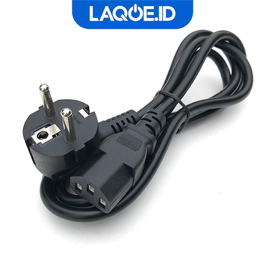 Jual Kabel Power Supply 1 Meter Kaki 2 Cable Power CPU Monitor Komputer ...