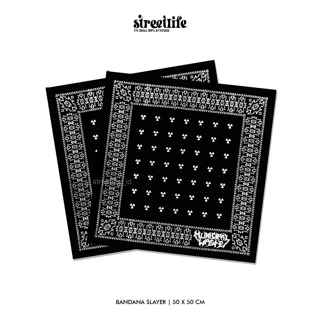 Jual BANDANA MUNICIFAL WASTE / MUNICIFAL WASTE / BANDANA BAND / SLAYER ...
