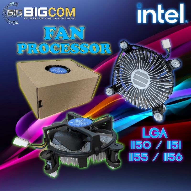 Jual Cooler Fan Processor standart Intel / Fan Procer Intel 1155 1150 ...