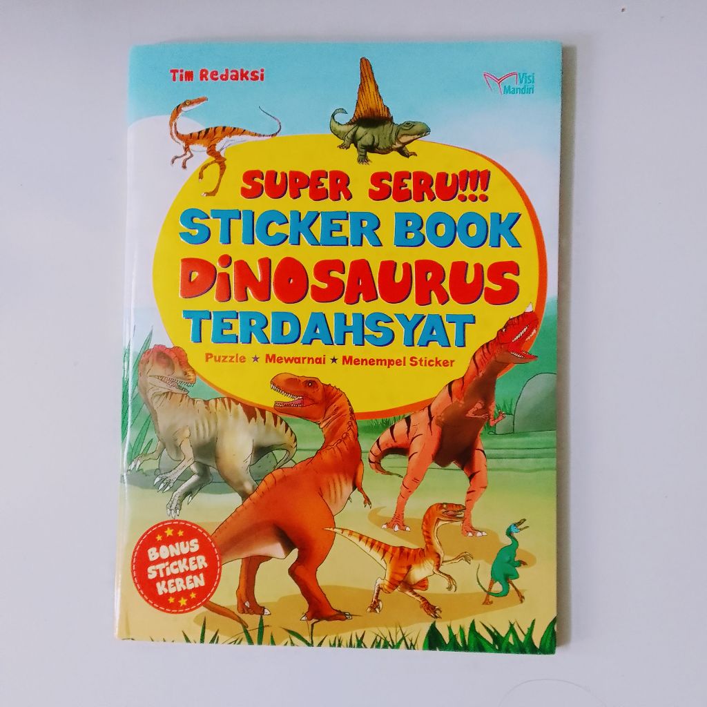 Jual Buku sticker seru dinosaurus terdahsyat | Shopee Indonesia