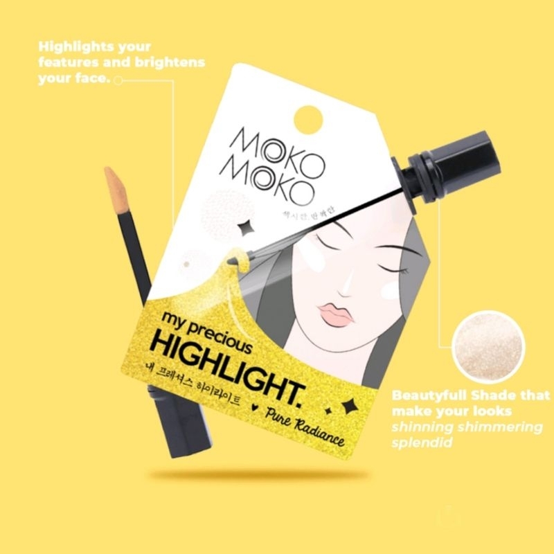 Jual Moko Moko Highlight Pure Radiance | Shopee Indonesia