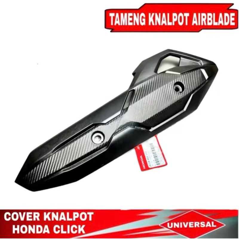 Jual PROMO COD PELINDUNG KNALPOT TUTUP TAMENG COVER KNALPOT CARBON ORIGINAL HONDA PNP VARIO 125 ...