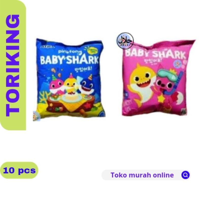 Jual ATIRA BABY SHARK SNACK RENYAH (1 Pack isi 10pcs @30gr ) | Shopee ...