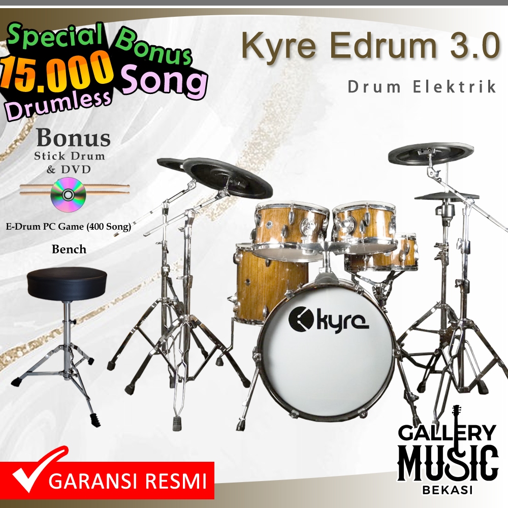 Jual Kyre Series 3.0 Drum Elektrik / Kyre 3.0 Series Garansi Resmi ...