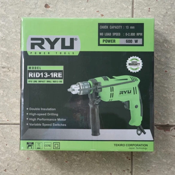 Jual Mesin bor beton besi kayu RID 13-1 RE / RYU Impact Frill RID 13-1 ...