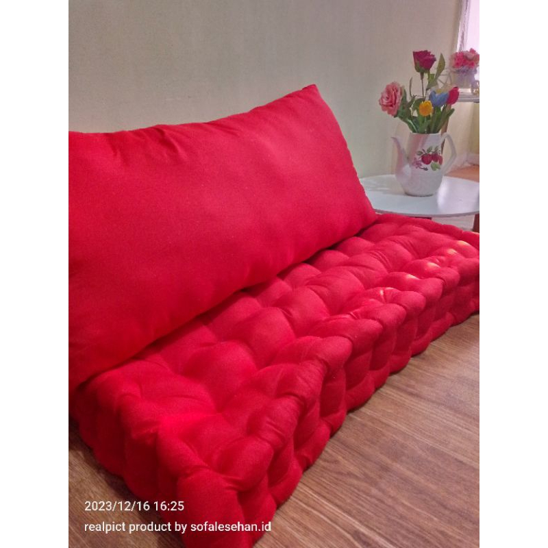 Jual sofalesehan.id~sofa lesehan set sandaran~100*50*15 | Shopee Indonesia
