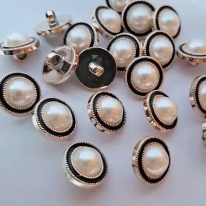 Jual COD Isi 100 pcs Diameter 11mm /13 mm - Kancing Baju Mutiara ...