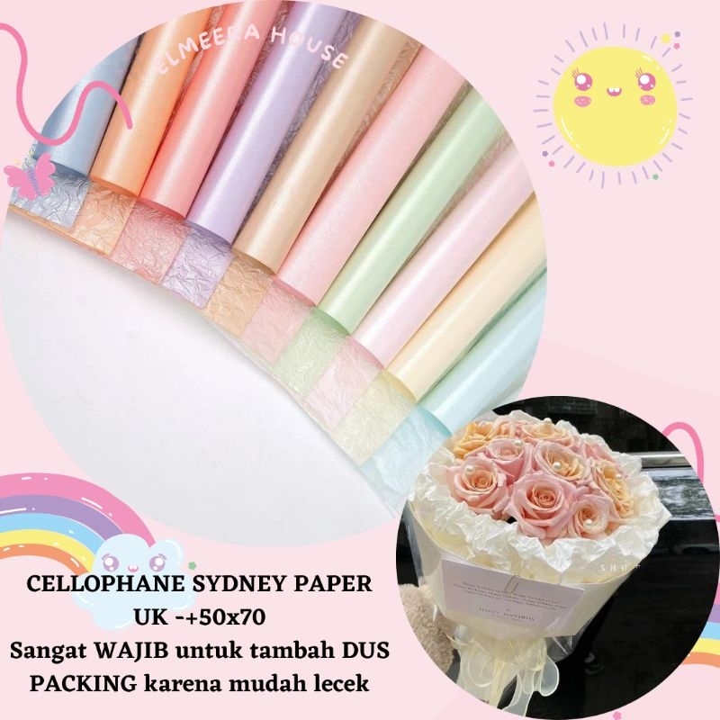 Jual SYDNEY PAPER |CELLOPHANE Sydney Paper (WAJIB TAMBAHKAN DUS PACKING ...